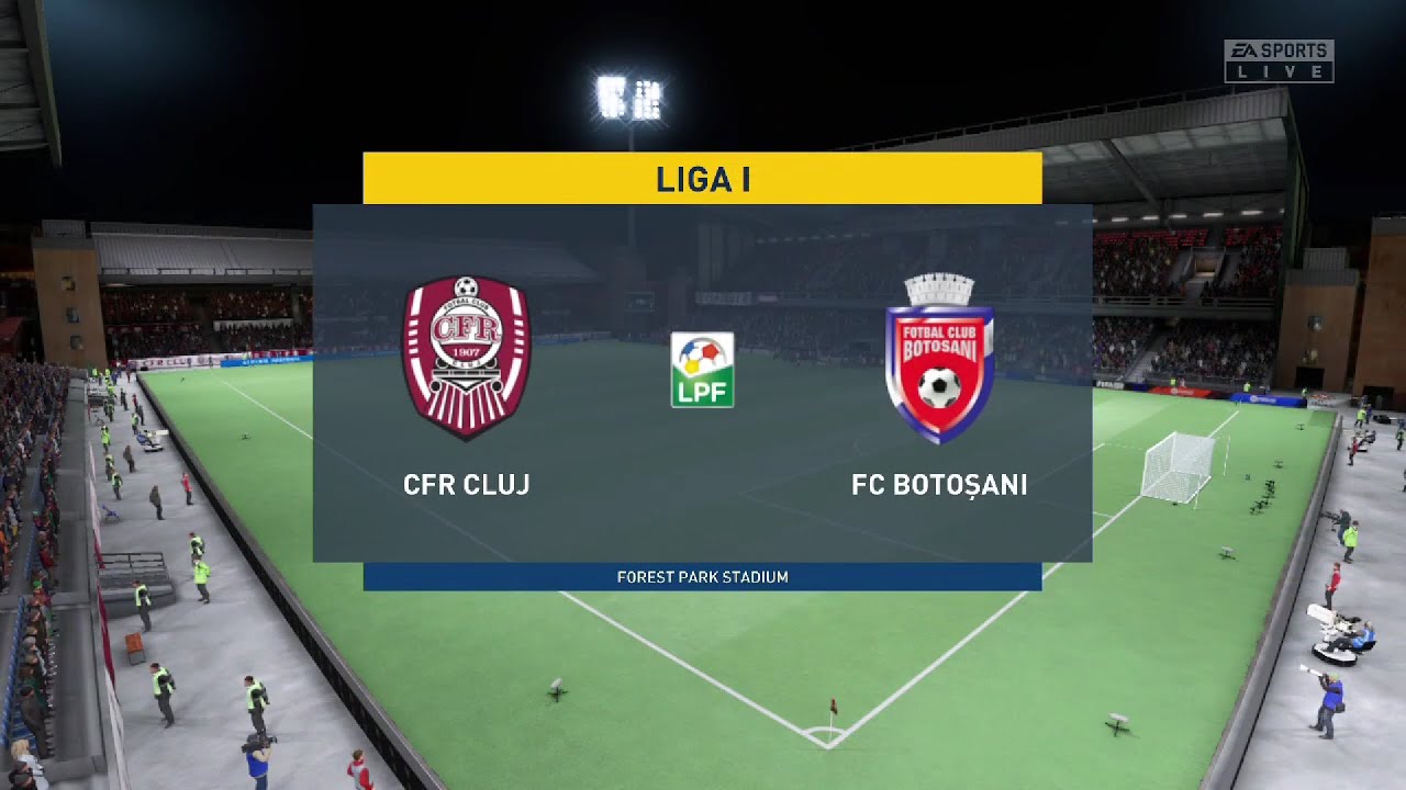 ⚽ CFR Cluj vs FC Botoșani ⚽ | Liga I (31/01/2022) | Fifa 22 - YouTube