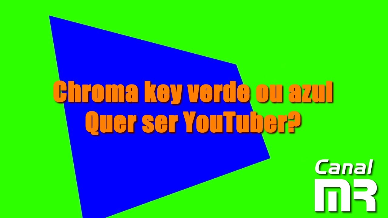 Chroma key verde ou azul - YouTube