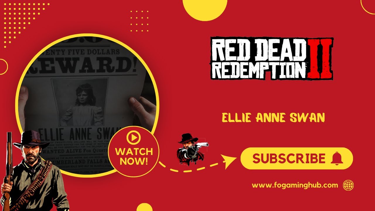 How to Complete Ellie Anne Swan - Red Dead Redemption 2 - YouTube
