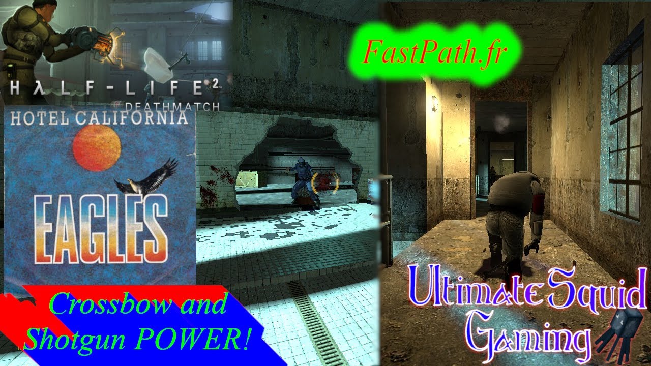 HL2DM - (Fastpath.fr) Crossbow and Shotgun POWER! - YouTube