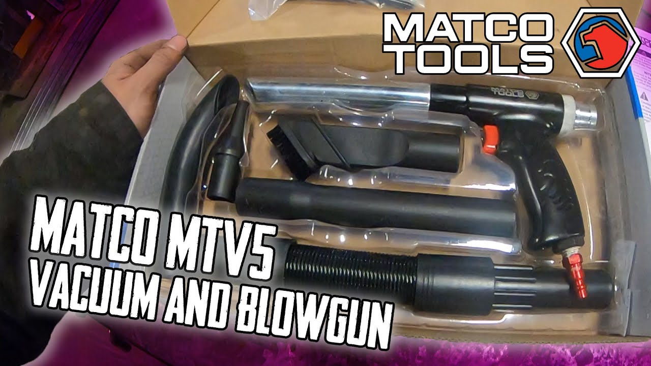 Tool Review/Test | Matco MTV5 Vacuum & Blowgun - YouTube