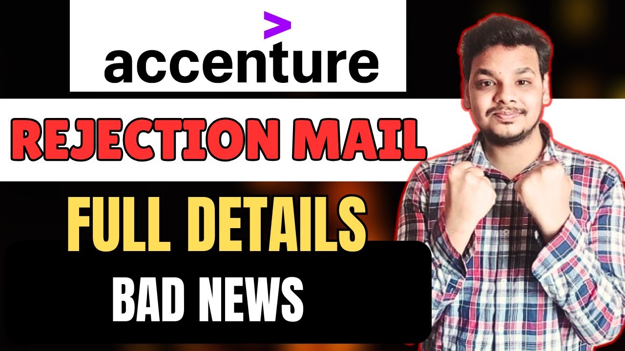 Accenture Rejection Mails | Accenture Interview & Candidature Status ...