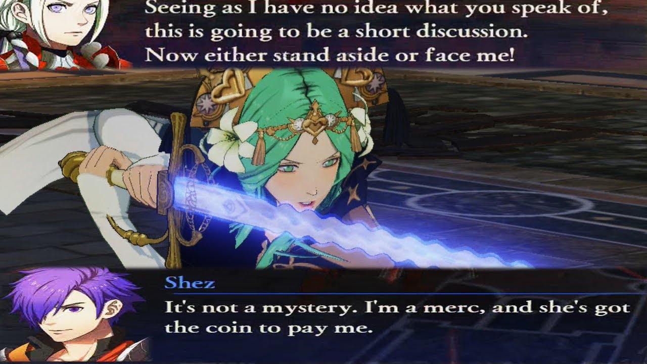 Fire Emblem Warriors: Three Hopes - Shez & Edelgard vs Lady Rhea Unique ...