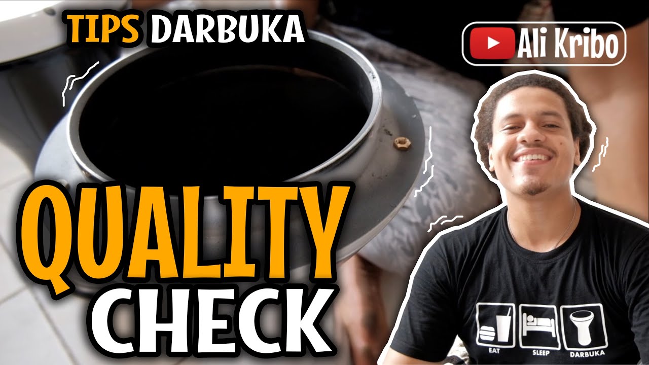 Ali Kribo JADI TUKANG SERVICE DARBUKA ! Tips kualitas DARBUKA - YouTube