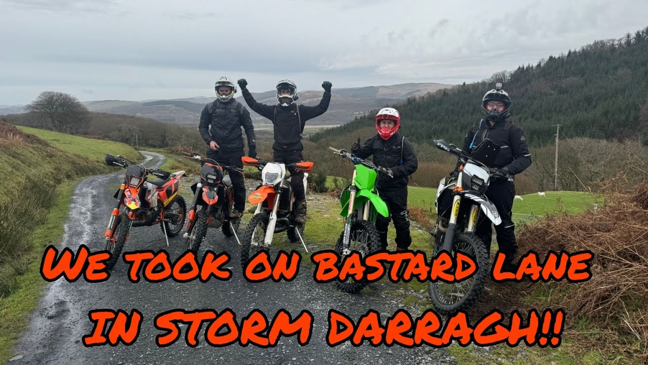 WE TOOK ON BASTARD LANE IN STORM DARRAGH - YouTube