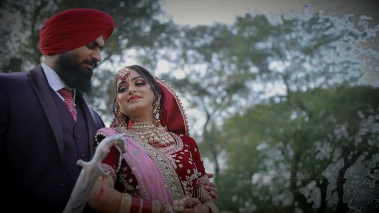 Ravinder pal weds SimranPreet Wedding highlight - YouTube