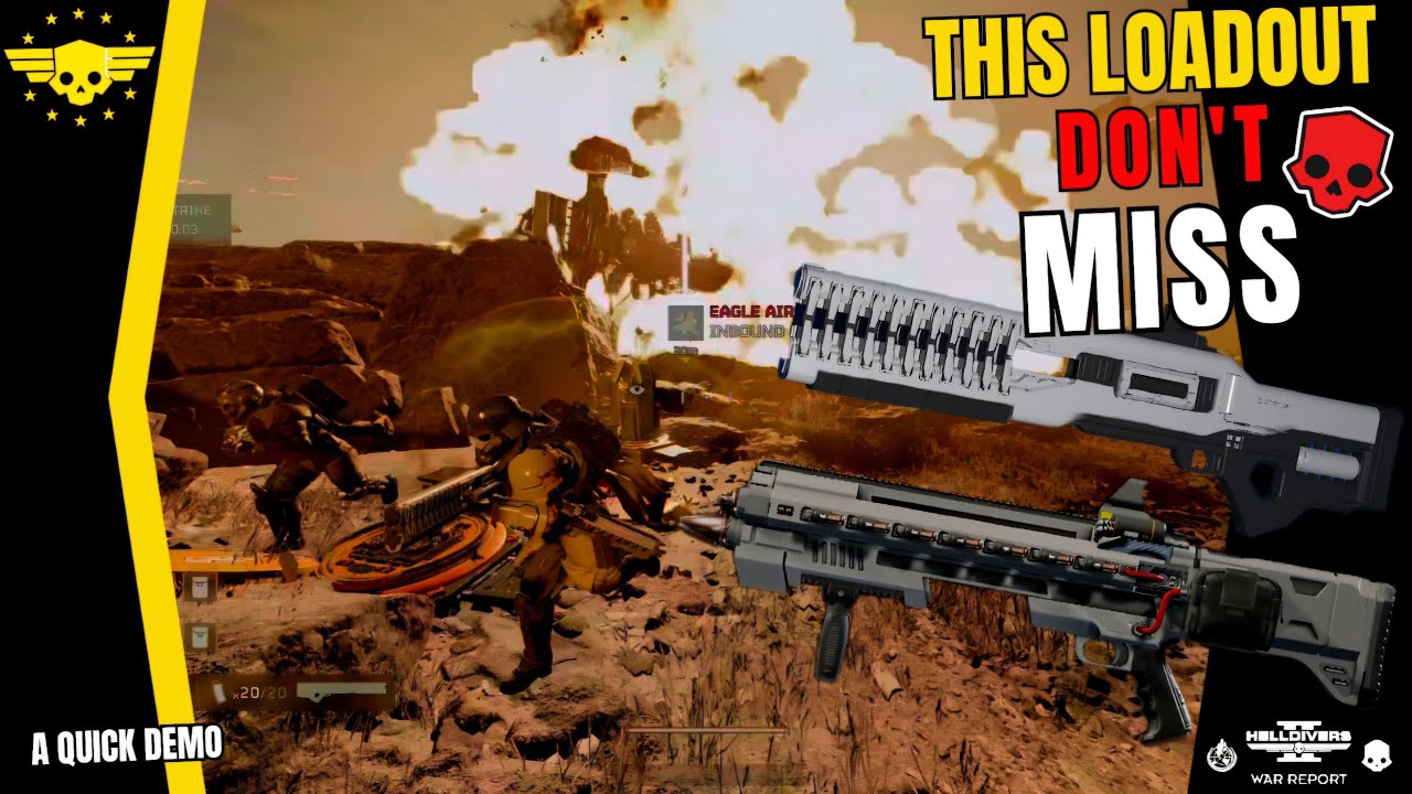 HELLDIVERS 2: This Might Be The Best Loadout|Crashing on Super Helldive Difficulty - YouTube