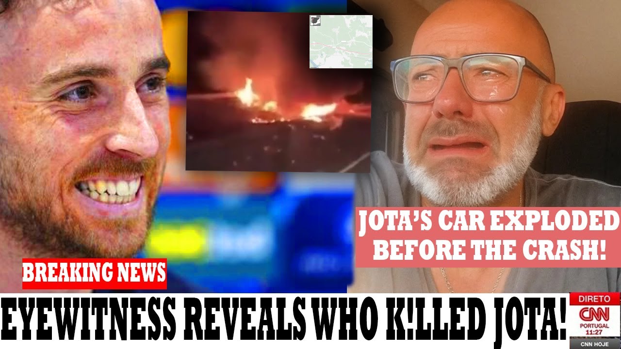 Truck Driver SAW It All Diogo Jota’s Car EXPLODED BEFORE Crash! - YouTube