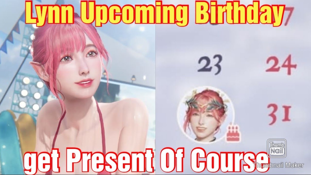 Rise Of Eros just Quick Info about Lynn Upcoming Birthday... - YouTube