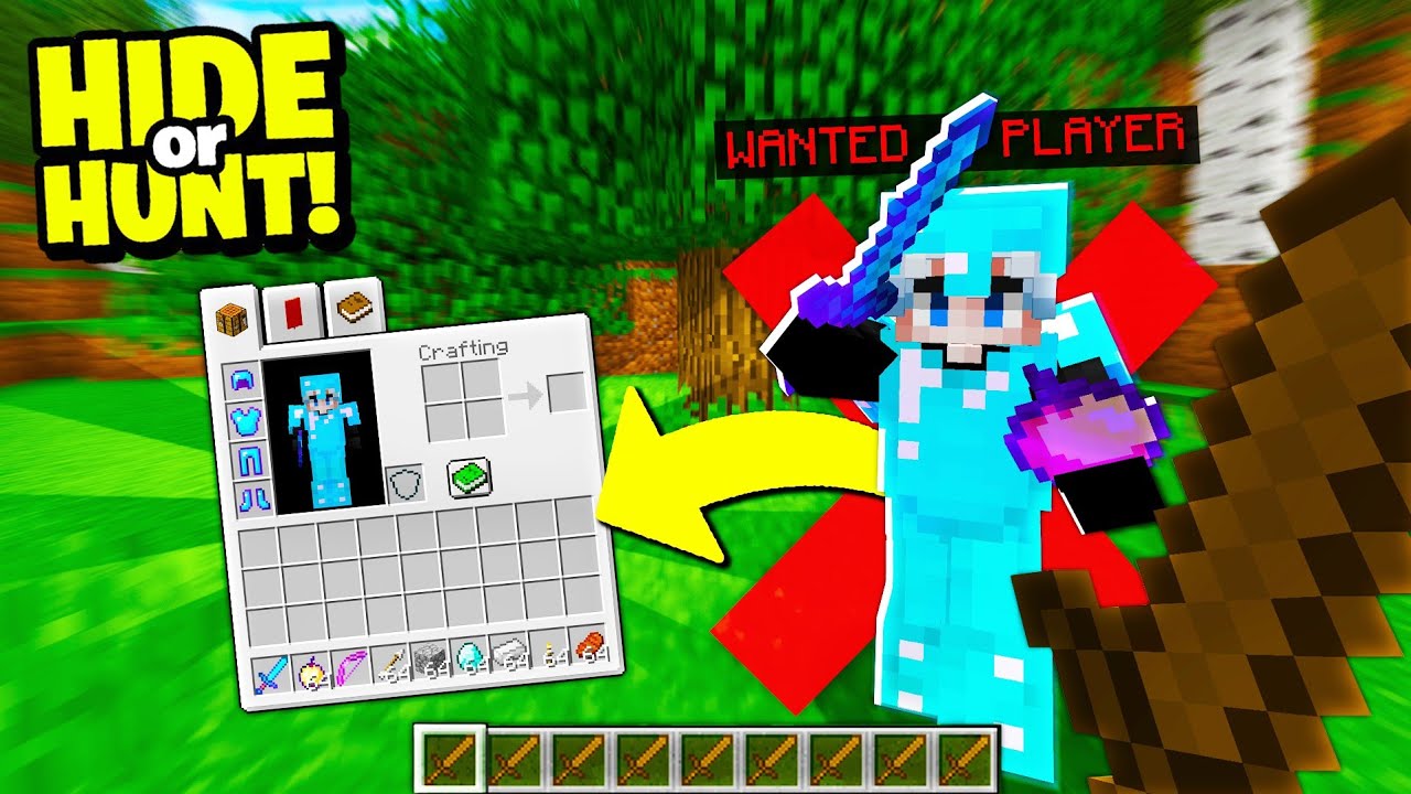 HUNTING the MOST WANTED Minecraft Player! - Hide Or Hunt #6 - YouTube