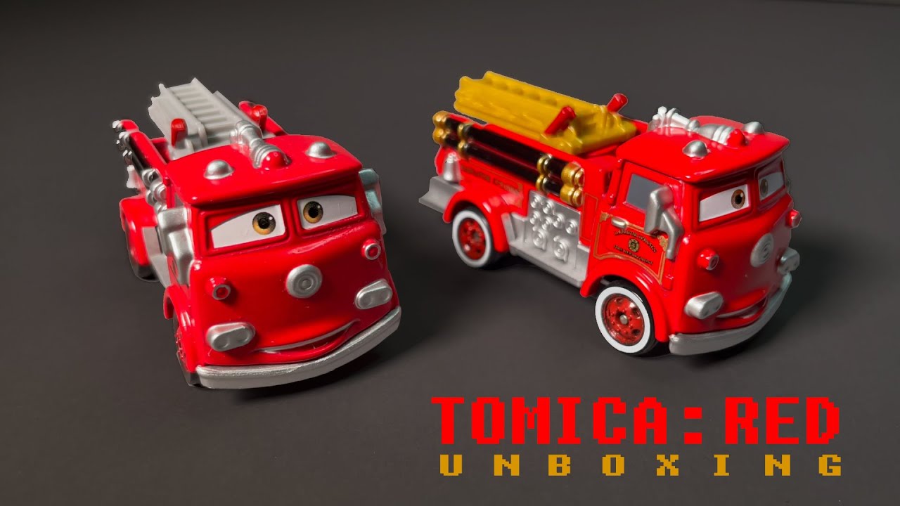 Red from Disney Pixar Cars by Tomica [Unboxing | ASMR] - YouTube