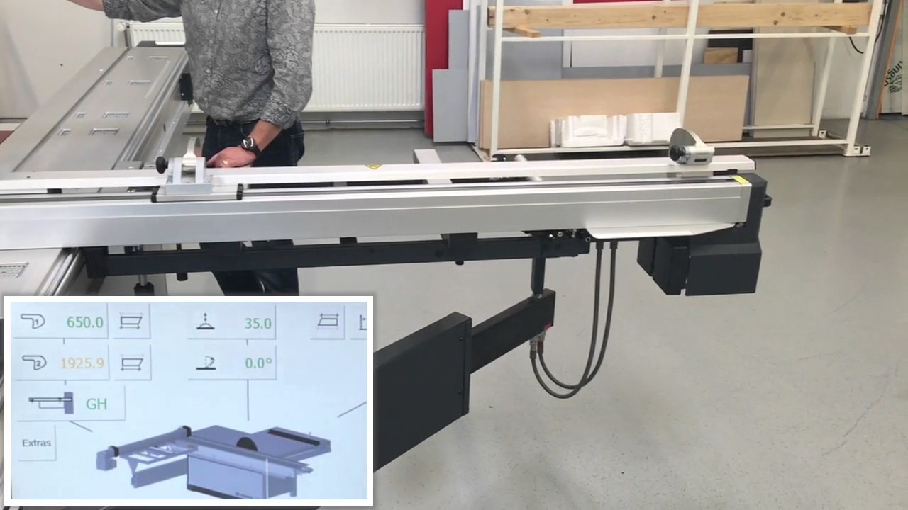 Altendorf Elmo 4 - how to use both flip-stops - YouTube