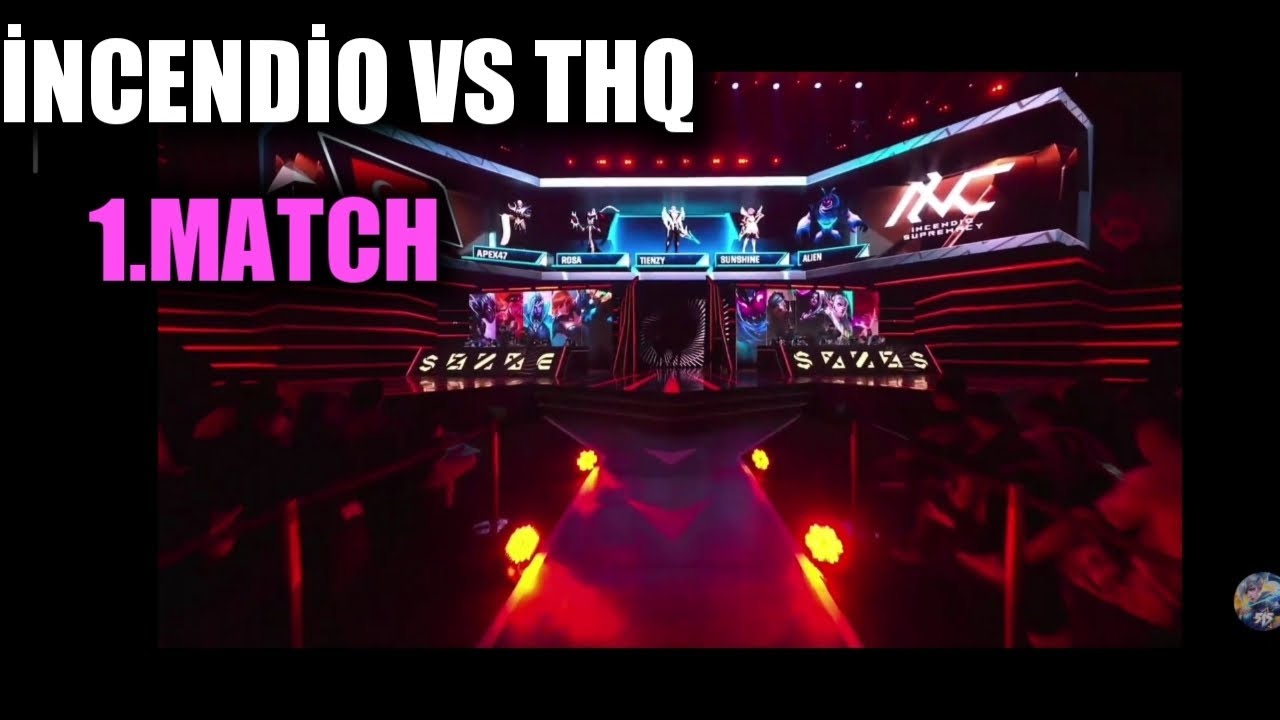 İNCENDİO VS THQ 1.MATCH M4 WORLD CHAMPİONSHİP / Mobile Legends Bang ...