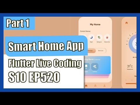 [Flutter] Flutter Live Coding EP520 (Smart Home App Part 1) - YouTube