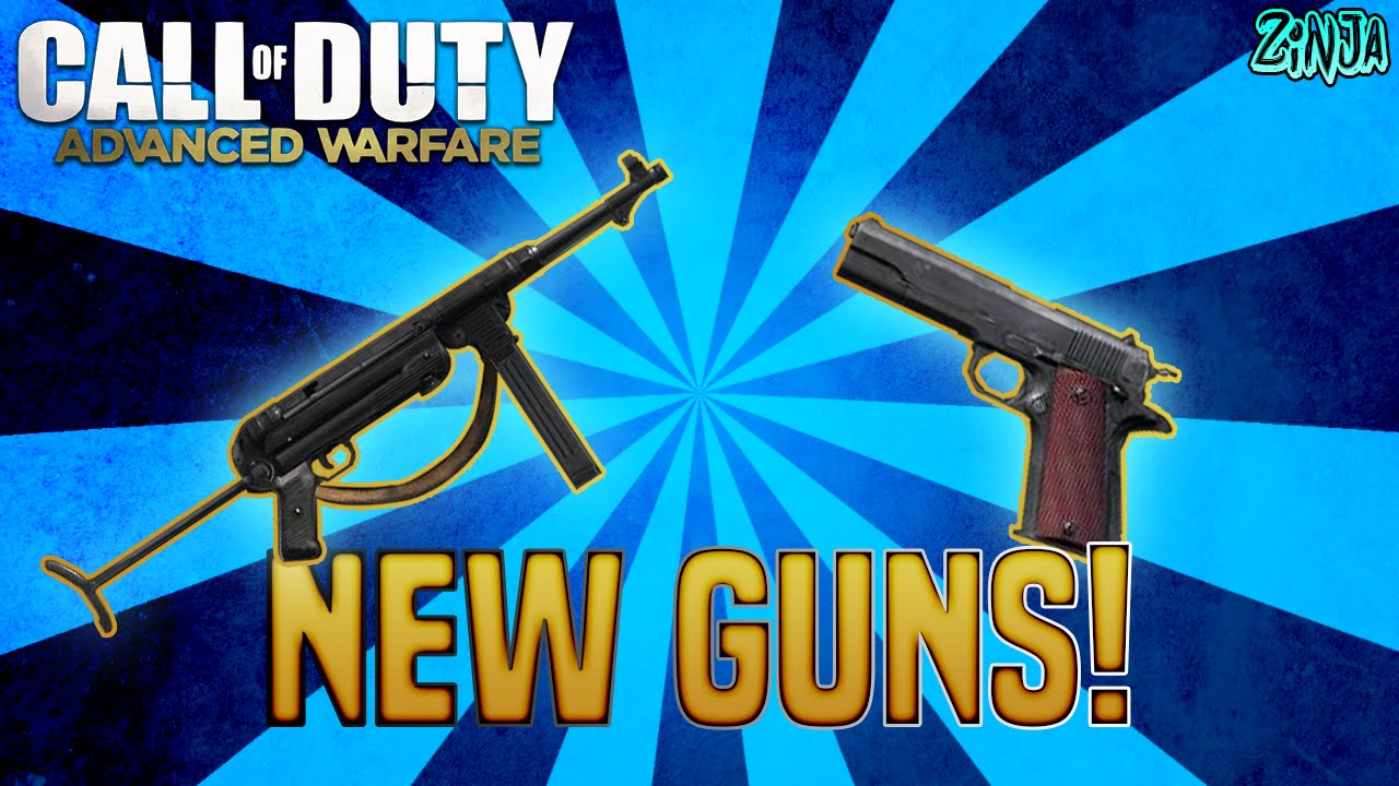 MP40 and M1911 NEW WEAPONS in Call Of Duty Advanced Warfare (New Iconic ...