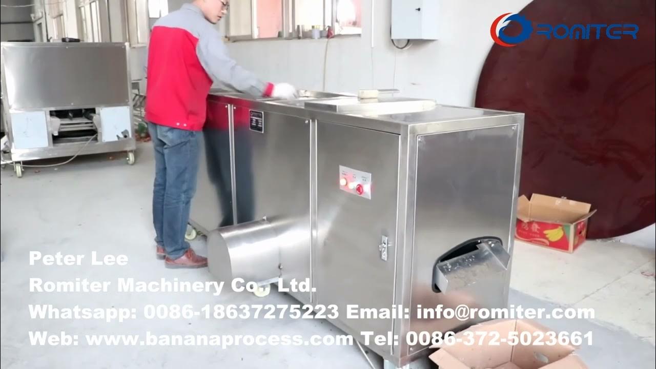 Автоматическая машина для очистки зеленых бананов для клиента на ...