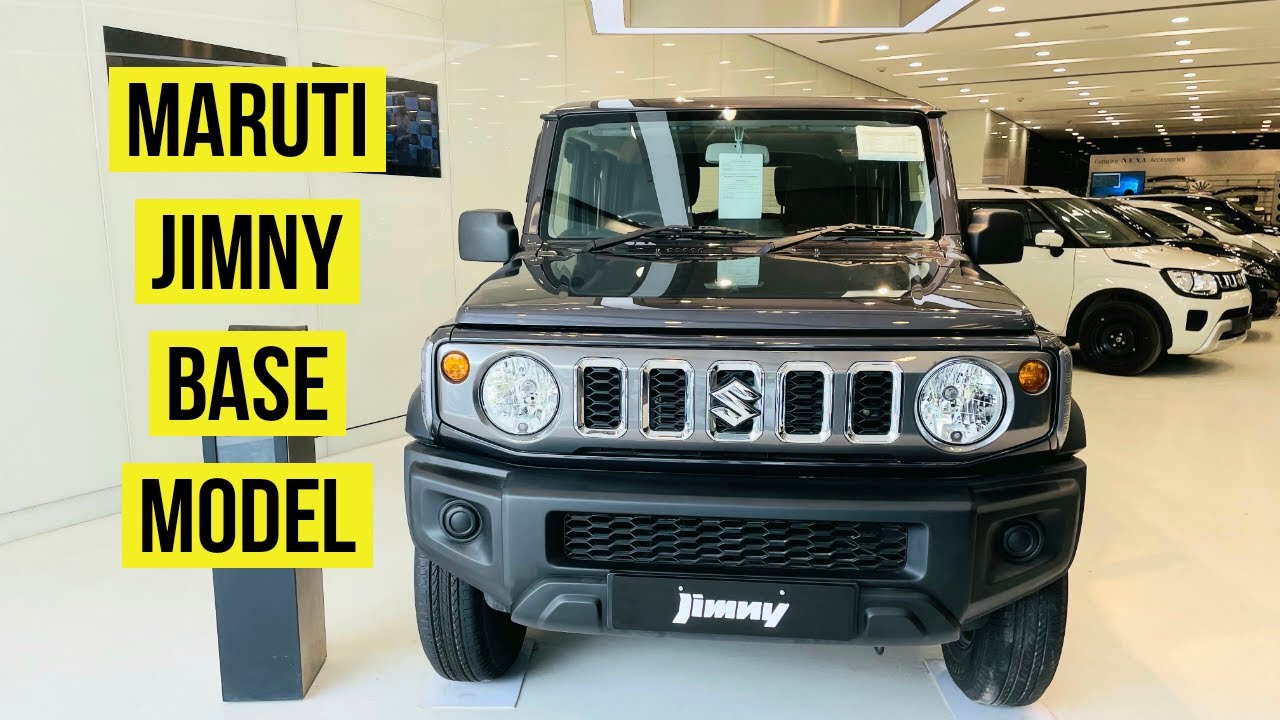 Maruti Jimny Zeta Base Model Review Interior Exterior Features Price ...