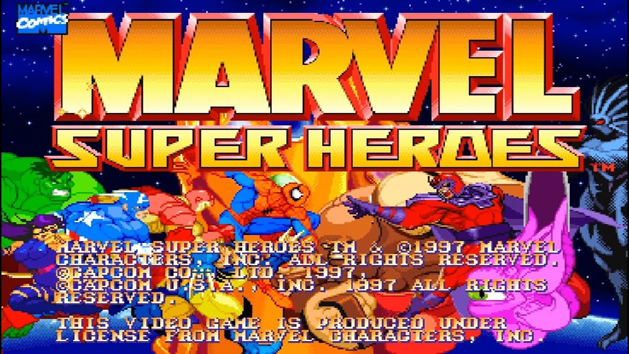 Longplay Marvel Super Heroes - PSX - YouTube