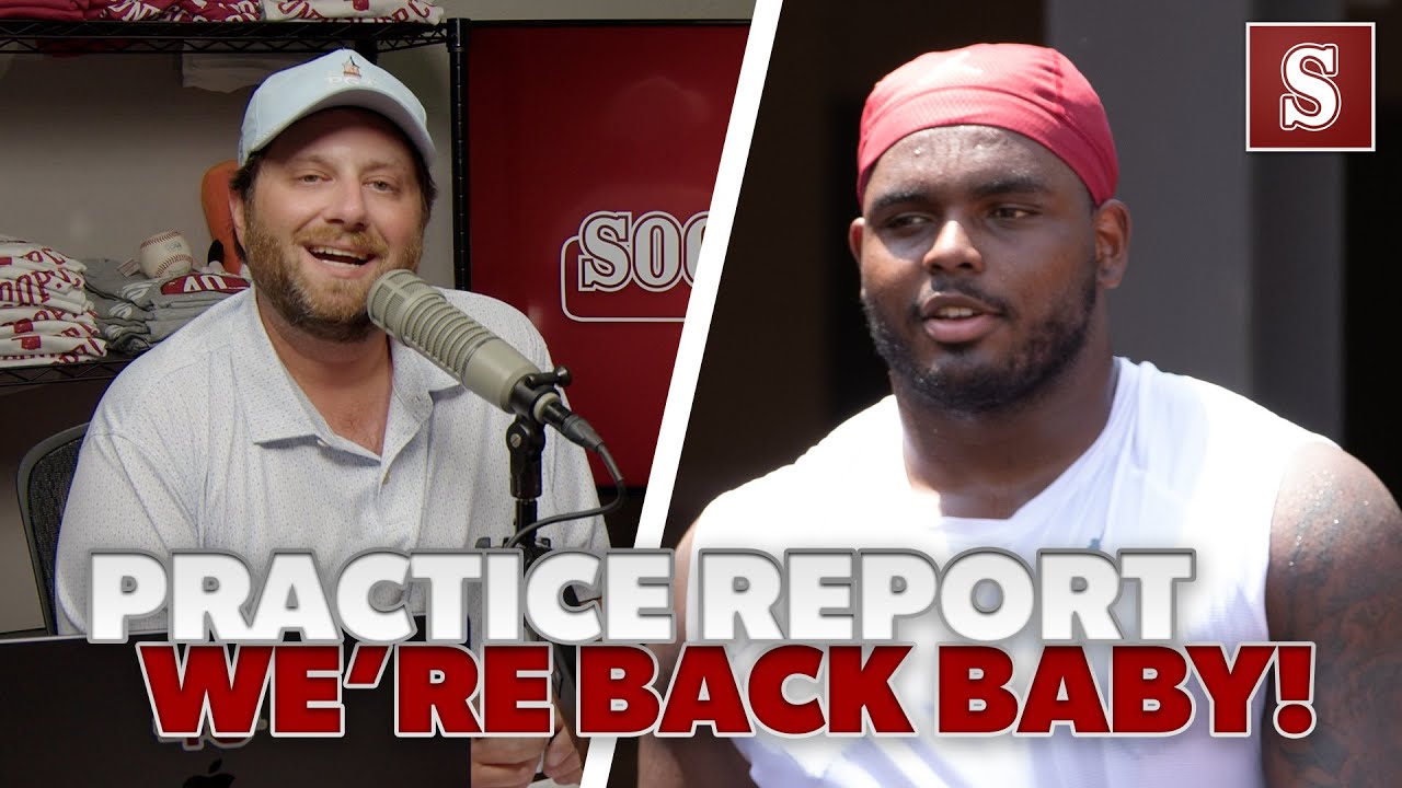 PRACTICE REPORT: Oh yes. Post practice interviews and breakdowns of ...