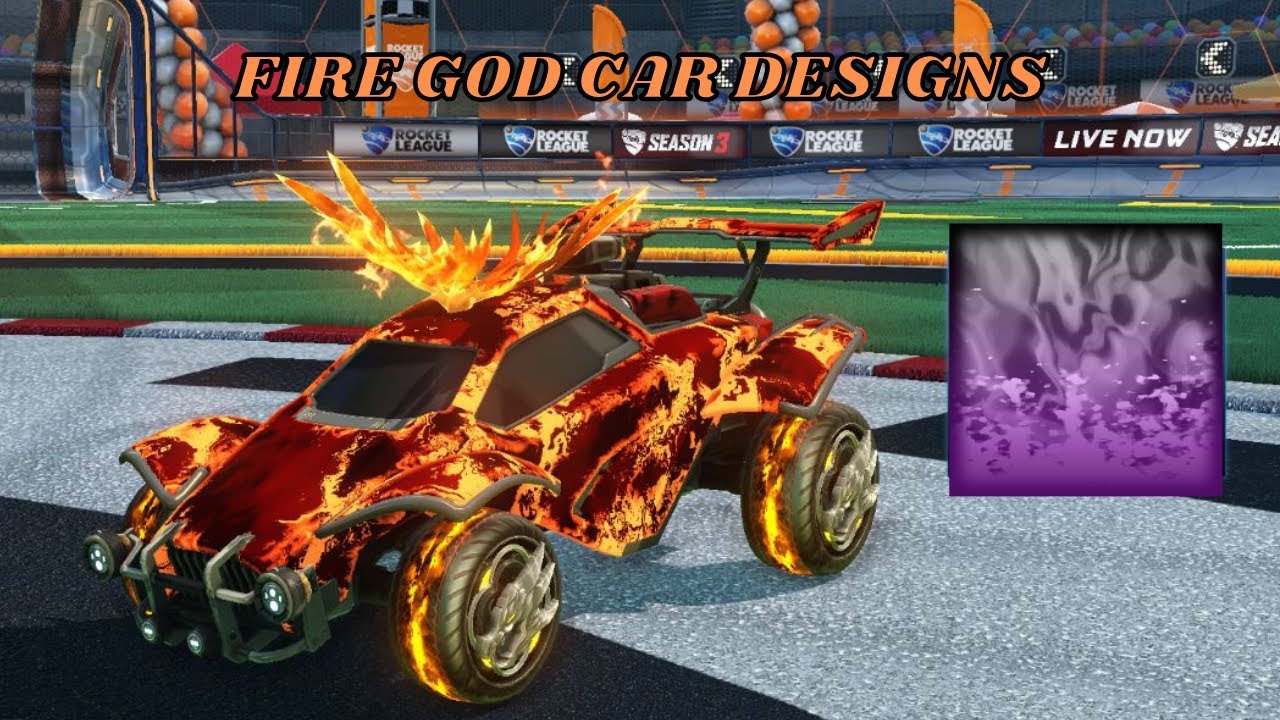 *TOP 10* Fire God Car Designs (Rocket League) - YouTube