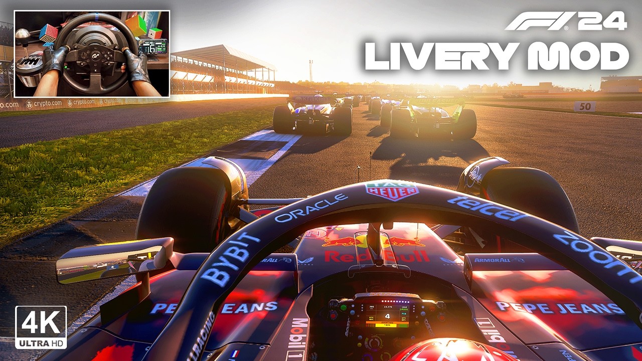 F1 24 Red Bull RB20 Special Livery Silverstone - British GP Steering ...