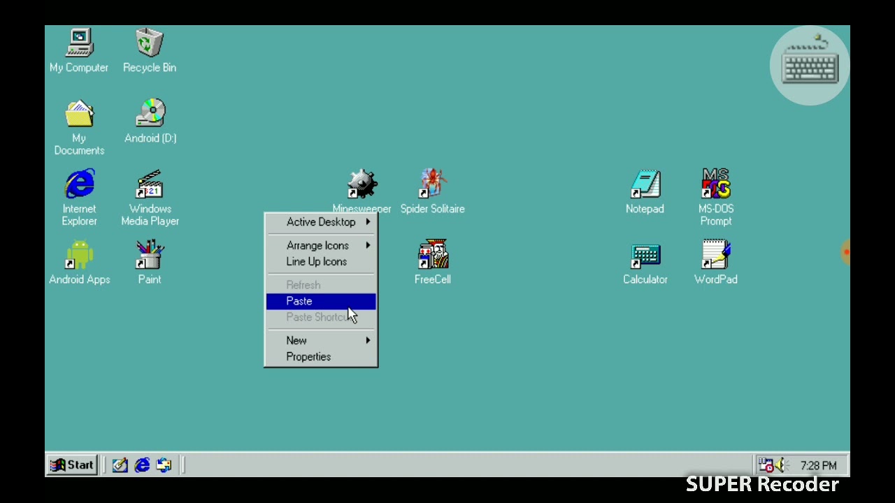 Windows 98 BSOD - YouTube