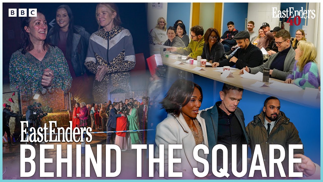 Backstage Moments Before a LIVE TV Show Begins! | EastEnders 40th ...