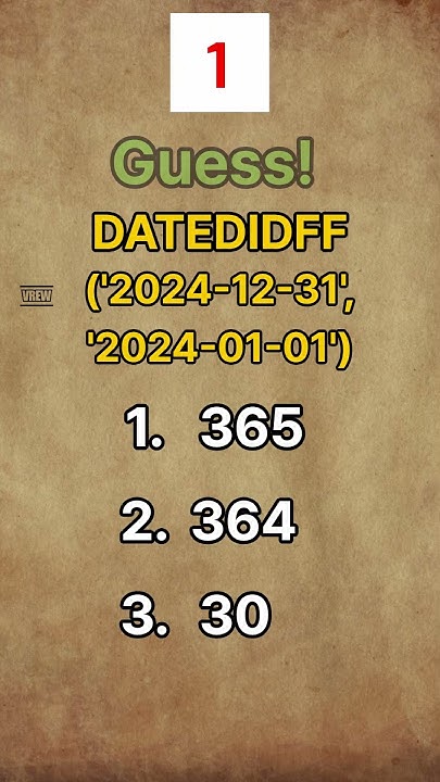 sql master datediff() datediff(date1, date2) - YouTube