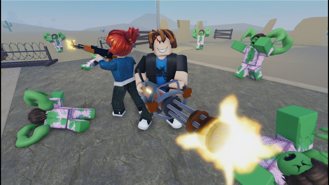 I AM Kill 200 Zombie Waves In Build Ur Base Roblox @MrAC@ROBLOX - YouTube