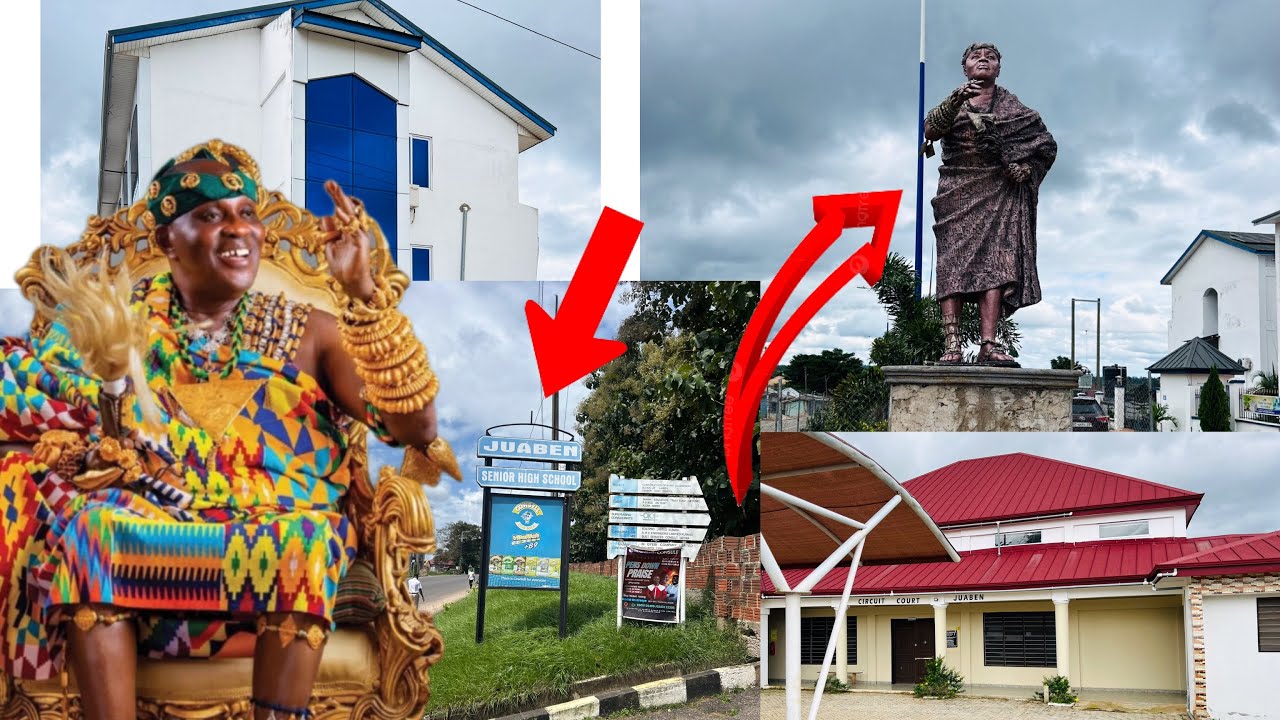 WELCOME TO JUABEN .. The Most Beautiful Town In Ashanti Region Ghana ...