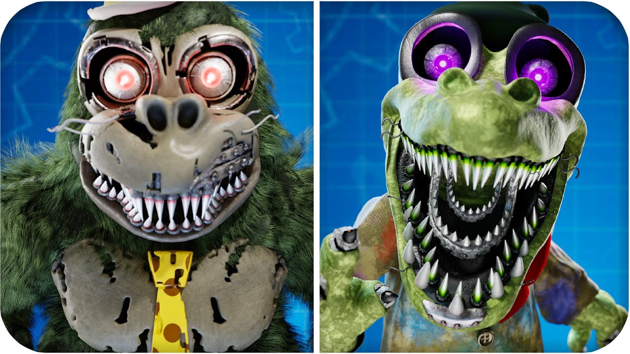 Nightmare version of Willy's Wonderland Animatronics | FNAF AR Workshop ...