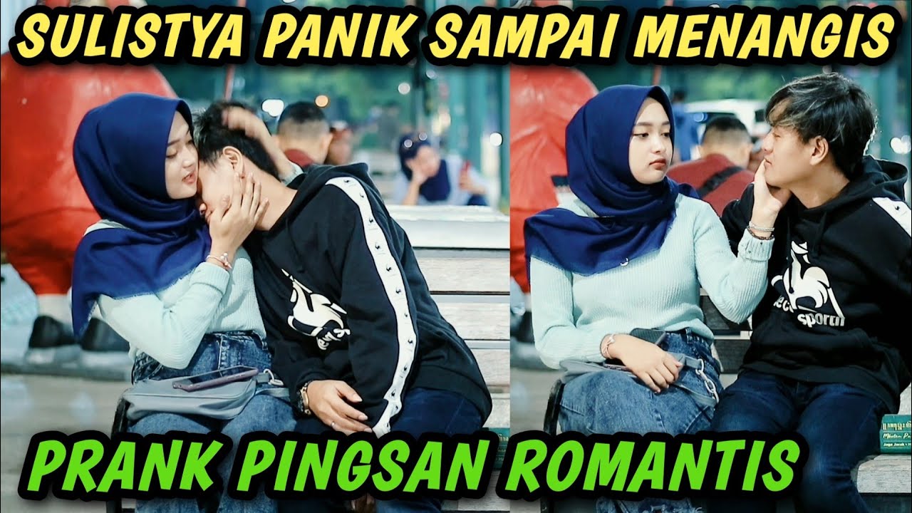 PRANK PINGSAN ROMANTIS | SULISTYA PANIK BANGET SAMPAI MENANGIS | SUMPAH BIKIN BAPER - YouTube