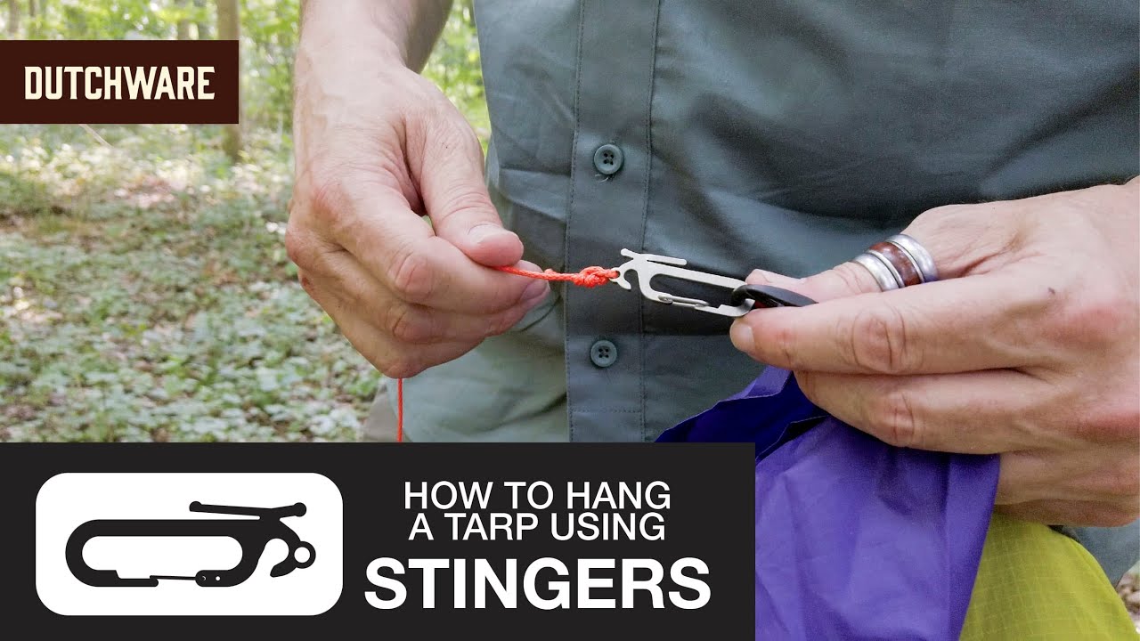 How to Use Stingerz — Tarp Ridgeline - YouTube
