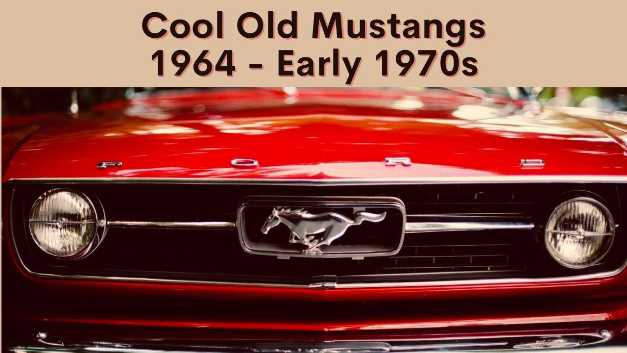 Cool Old Mustangs 1964 - Early 1970s. - YouTube