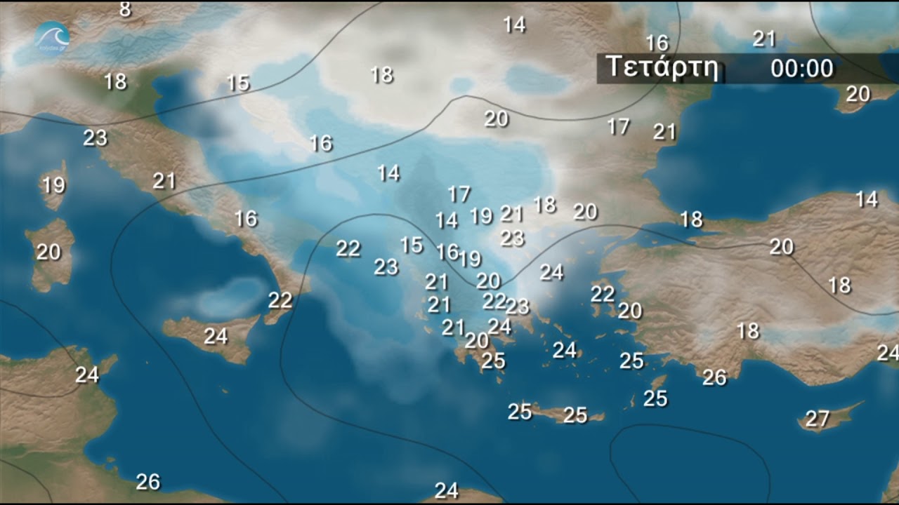 Η εβδομαδιαία πρόγνωση καιρού από 13 Iουλίου 2019 - YouTube