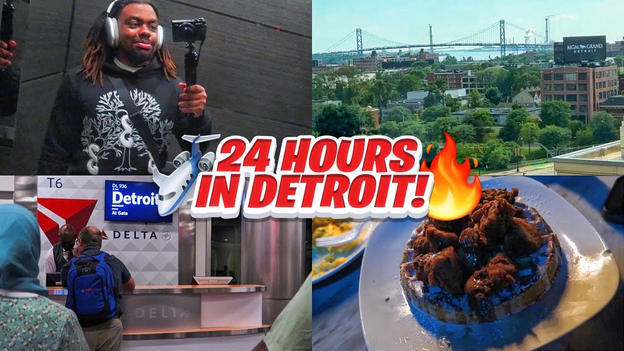 24 Hours In Detroit … LIT VLOG!🛩️🫣🔥 - YouTube
