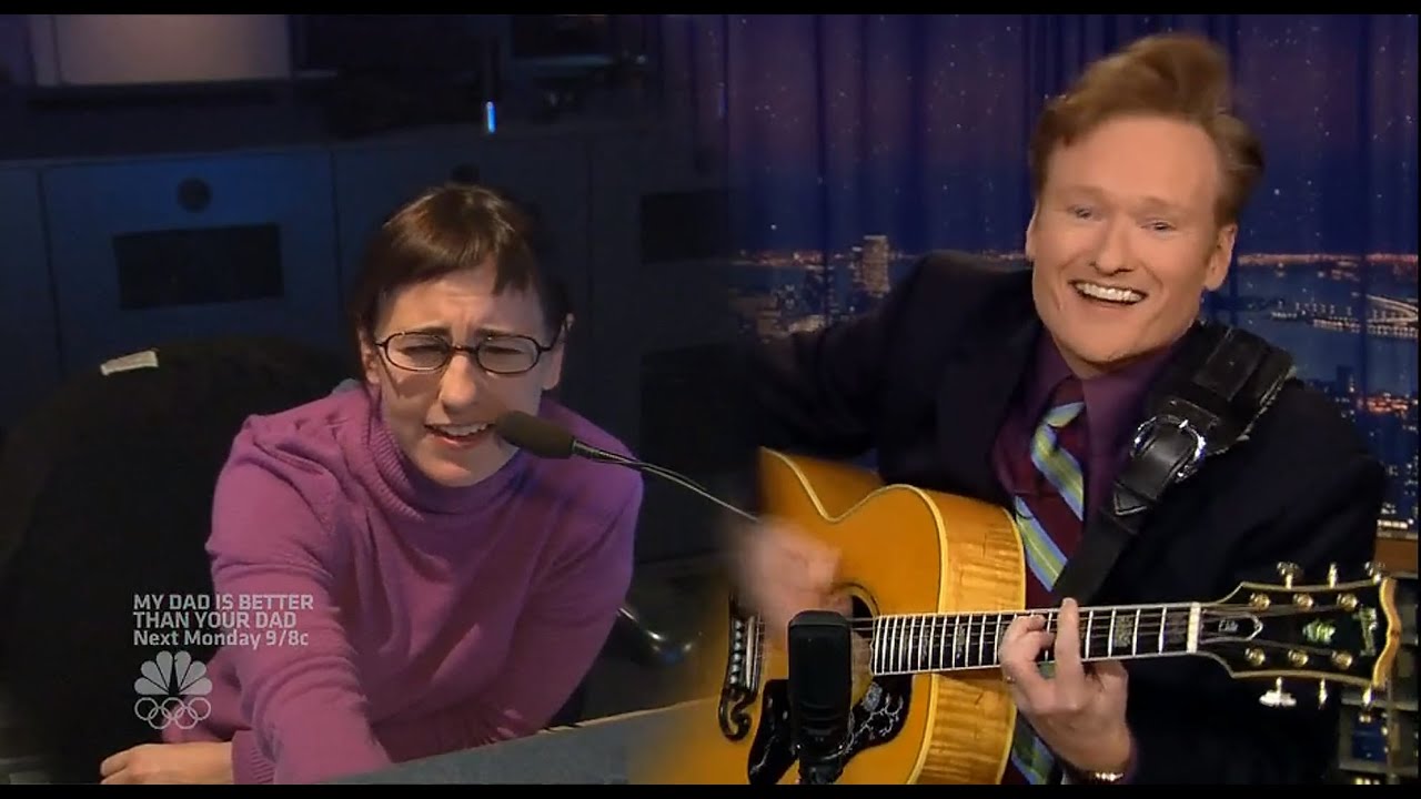 Late Night 'Conan Sings for Suzie! (Ring Spin Record) 2/11/08 - YouTube