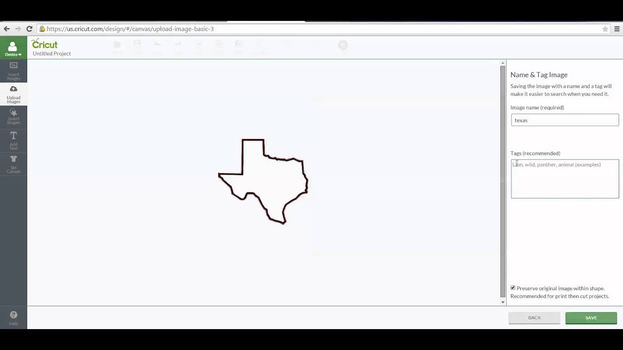 How to Make a JPG Image a Cut File in Design Space - YouTube