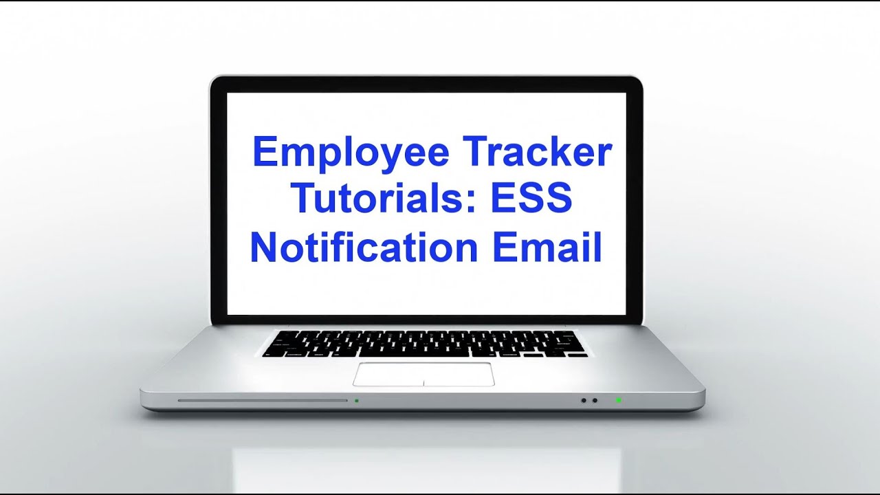 ESS Email Notification - YouTube