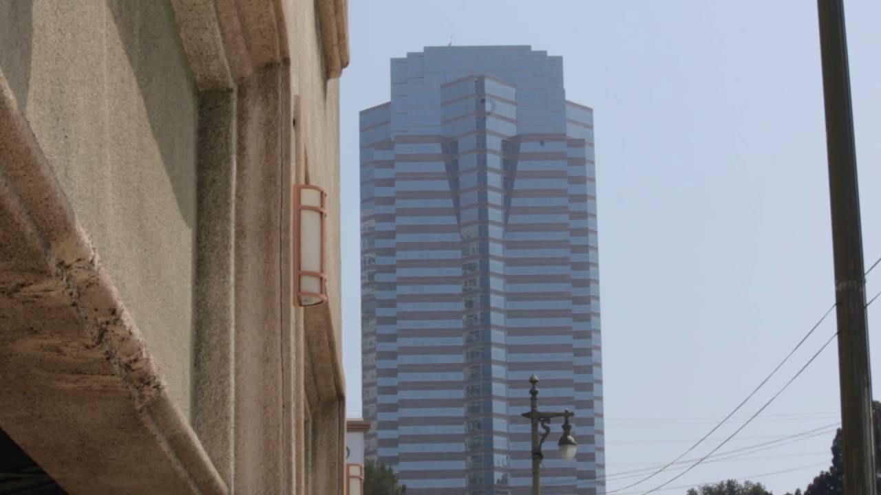 Die Hard filming location Fox Plaza aka Nakatomi Plaza PART 1 - YouTube
