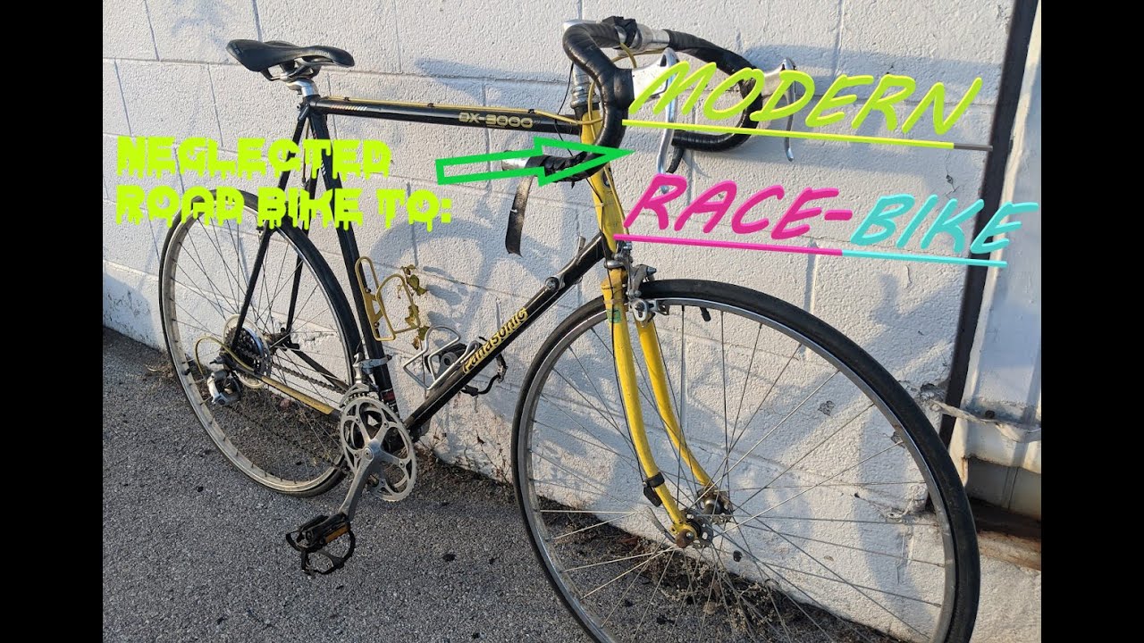 Rusted Road Bike to Modern Race Bike Restoration (with Powdercoat ...