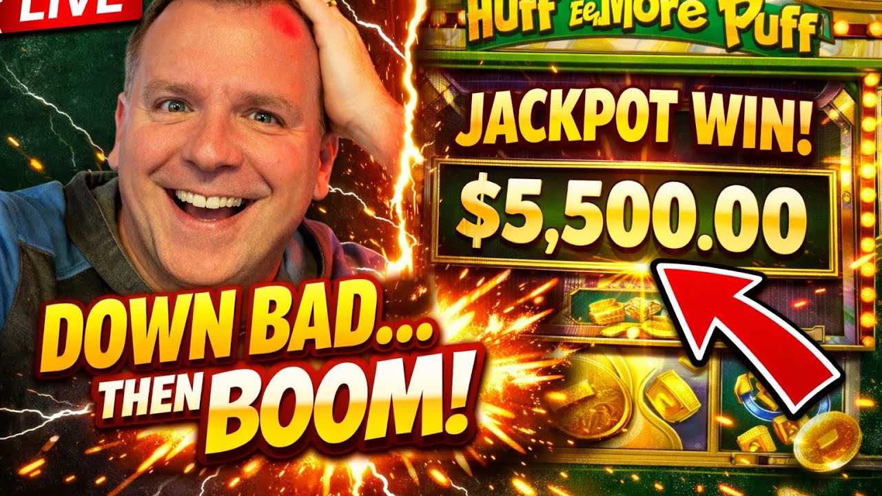 I lost EVERYTHING on a Slot Machine Huff N’ Even More Puff..but Can ...