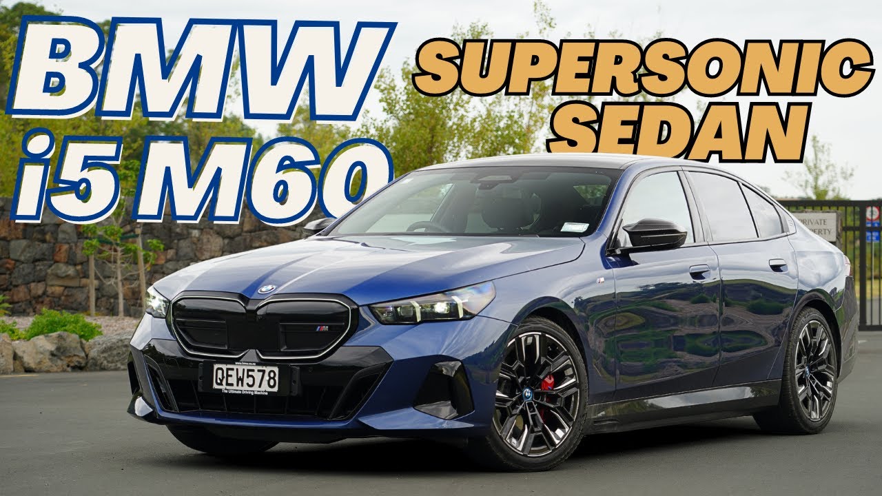 BMW i5 M60 xDrive full review NZ | Sustainable Sprinting Sedan - YouTube