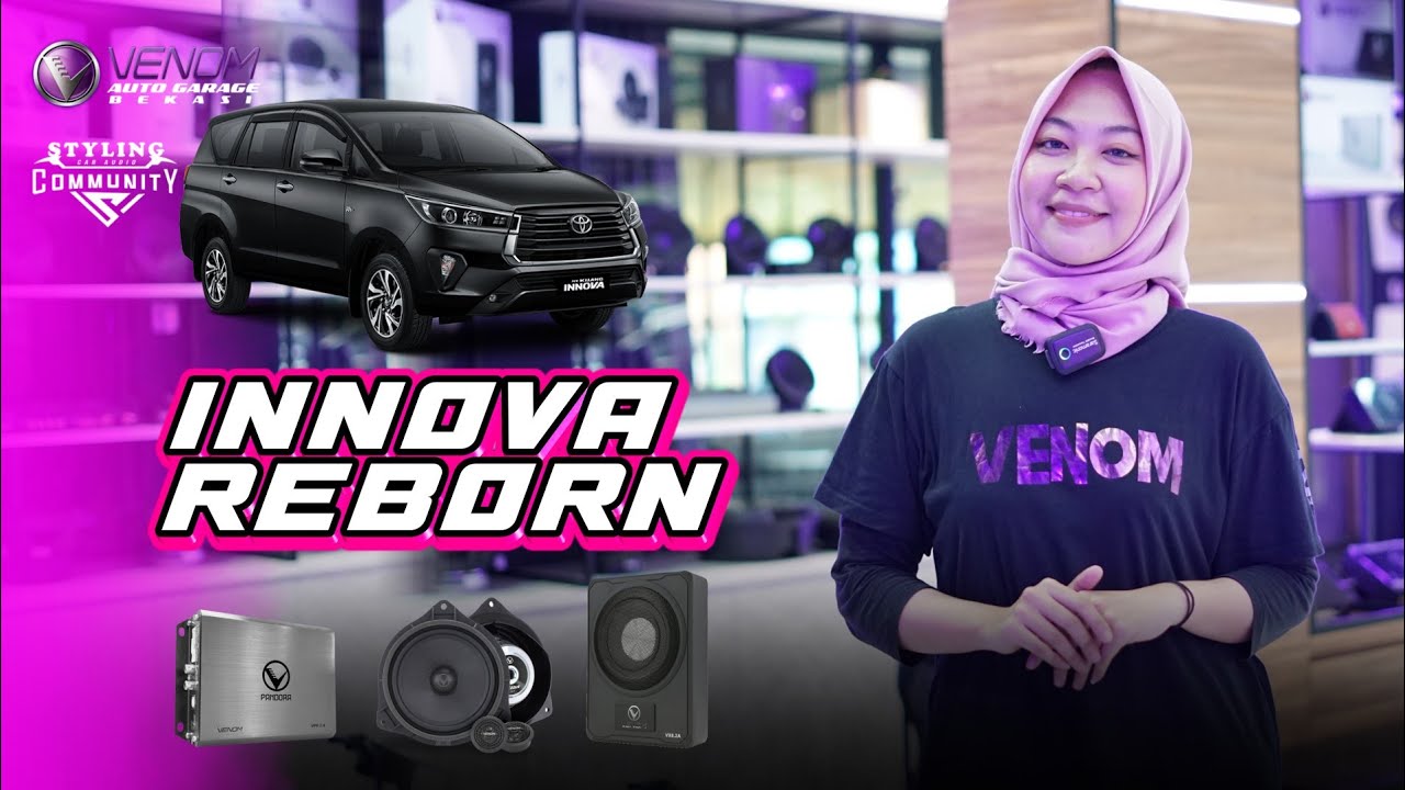 INNOVA REBORN PASANG AUDIO VENOM PNP - YouTube
