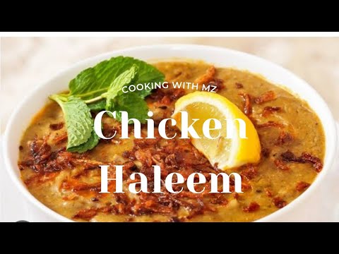 Chicken haleem recipe |chicken haleem bnany ka tarika |shan quick ...