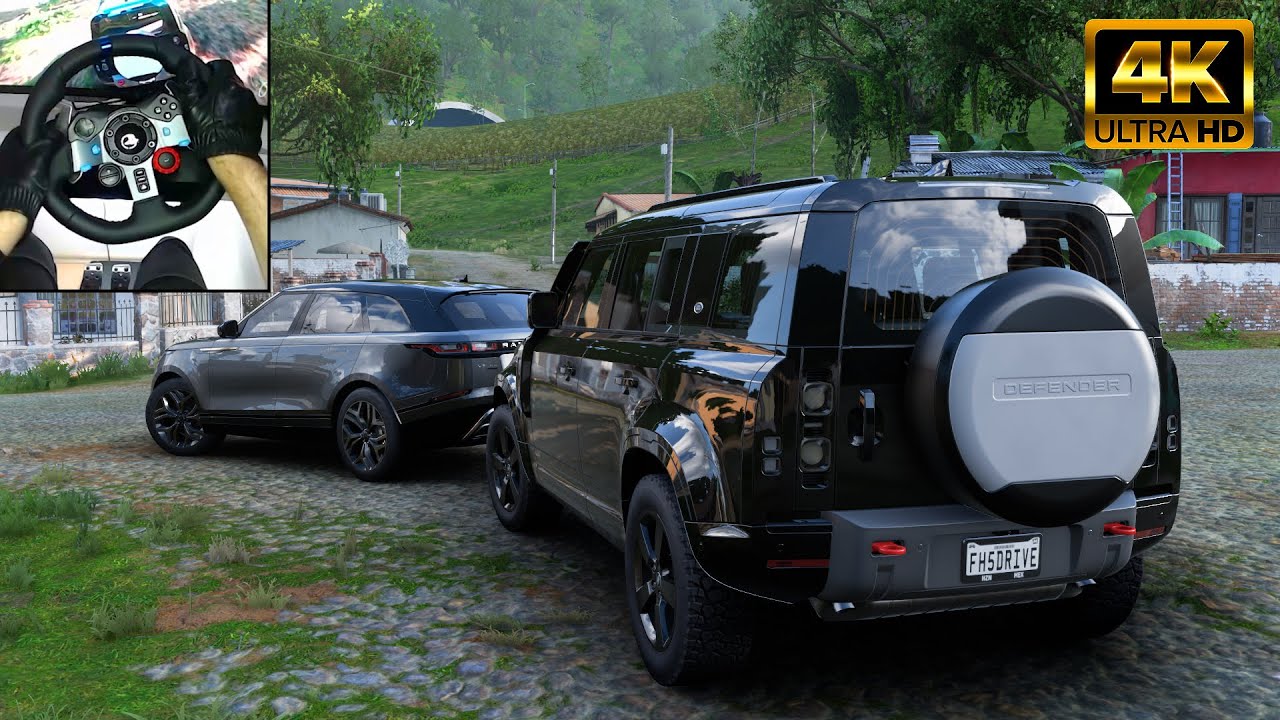 Land Rover Defender 110 X | Forza Horizon 5 - CONVOY | Logitech G29 ...
