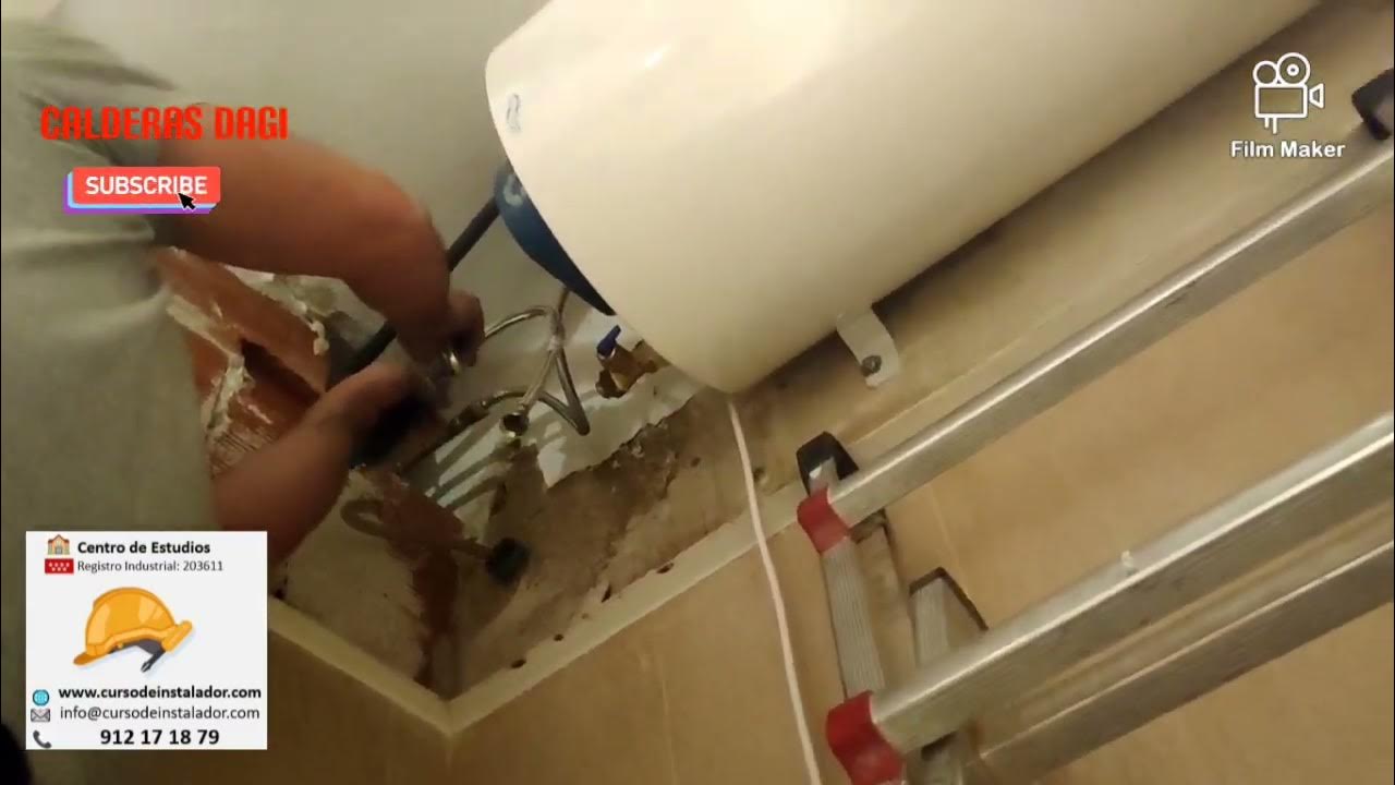 Desmontaje y Montaje de termo electrico marca fleck 100 litros - YouTube