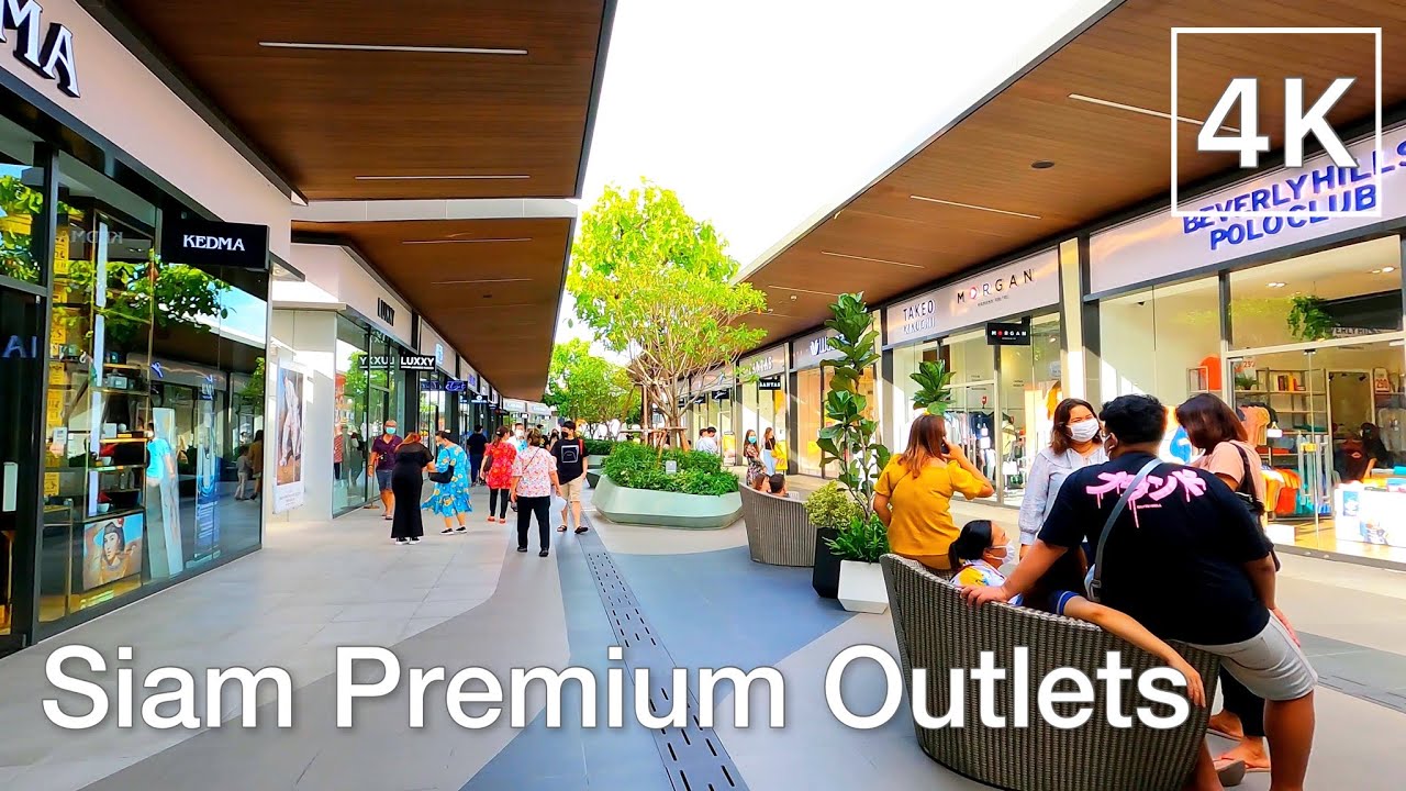 SIAM PREMIUM OUTLETS BANGKOK - Bangkok 4K Walking Tour | Thailand (June ...