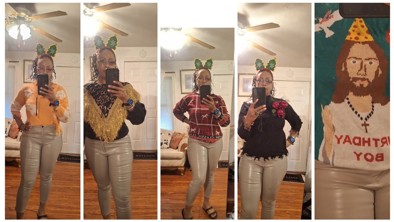 ideas de sweater feo para navidad 🎁🎄🎀ugly sweater idea for chrismas 🎁🎄🎀 ...