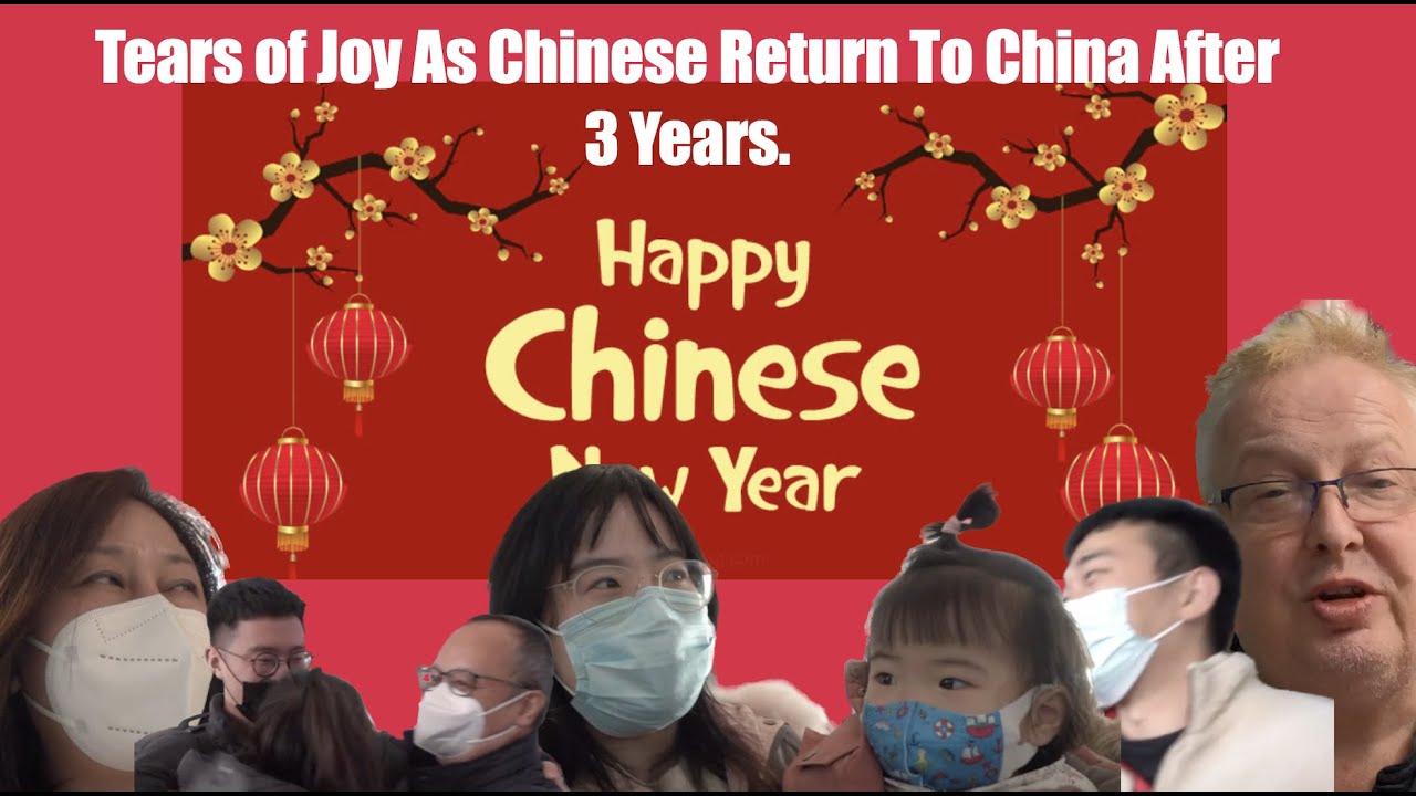 Tears of Joy As Chinese Return To China After 3 Years - YouTube
